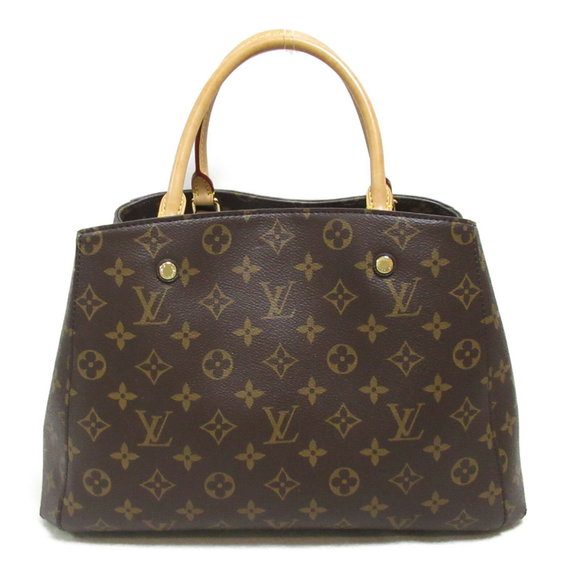 Louis Vuitton | Bags | Louis Vuitton Pvc Mm Bag Canvas Brown Montaigne ...